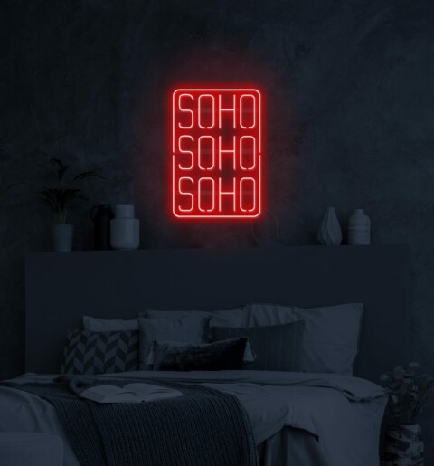 SOHO Neon Sign - Simple and Elegant Designs - Echo Neon Studio