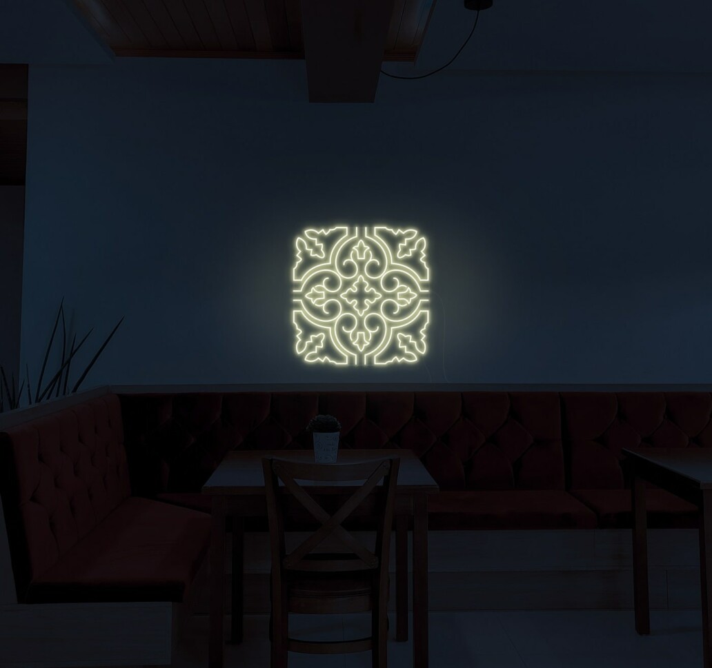 Neon Tile Sign - Customized Neon Signs - Echo Neon Studio