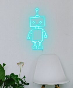 Mini Robot Neon Sign | Echo Neon #1 LED Neon Sign Brand