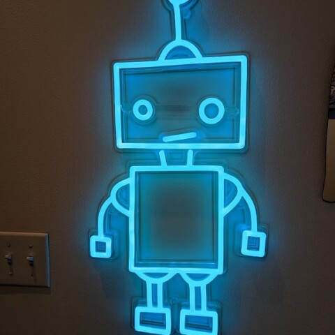Mini Robot Neon Sign | Echo Neon #1 LED Neon Sign Brand