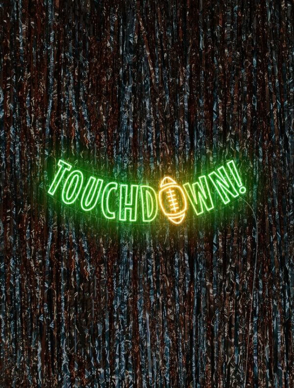 Touchdown Football Neon Sign Wall Lighting | Echo Neon