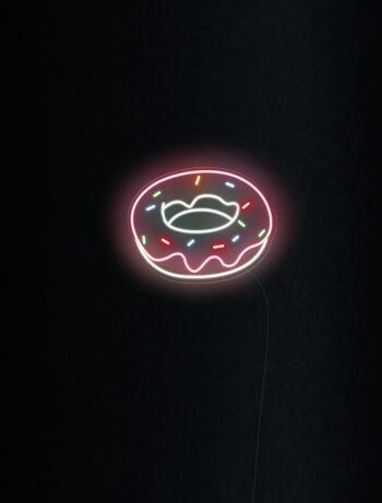 Glowing Sweet Donut Neon Sign for Home Decor | Echo Neon