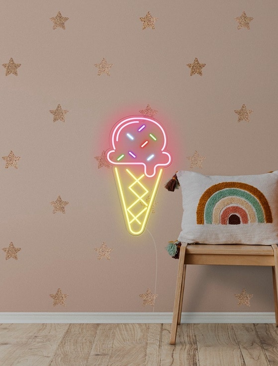 Pink Aesthetic Neon Signs | Pink LED Neon Light - Echo Neon Studio