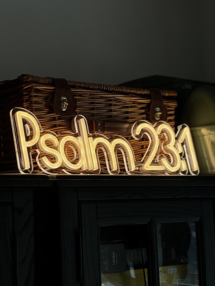 Bible verse neon signs | Echo Neon